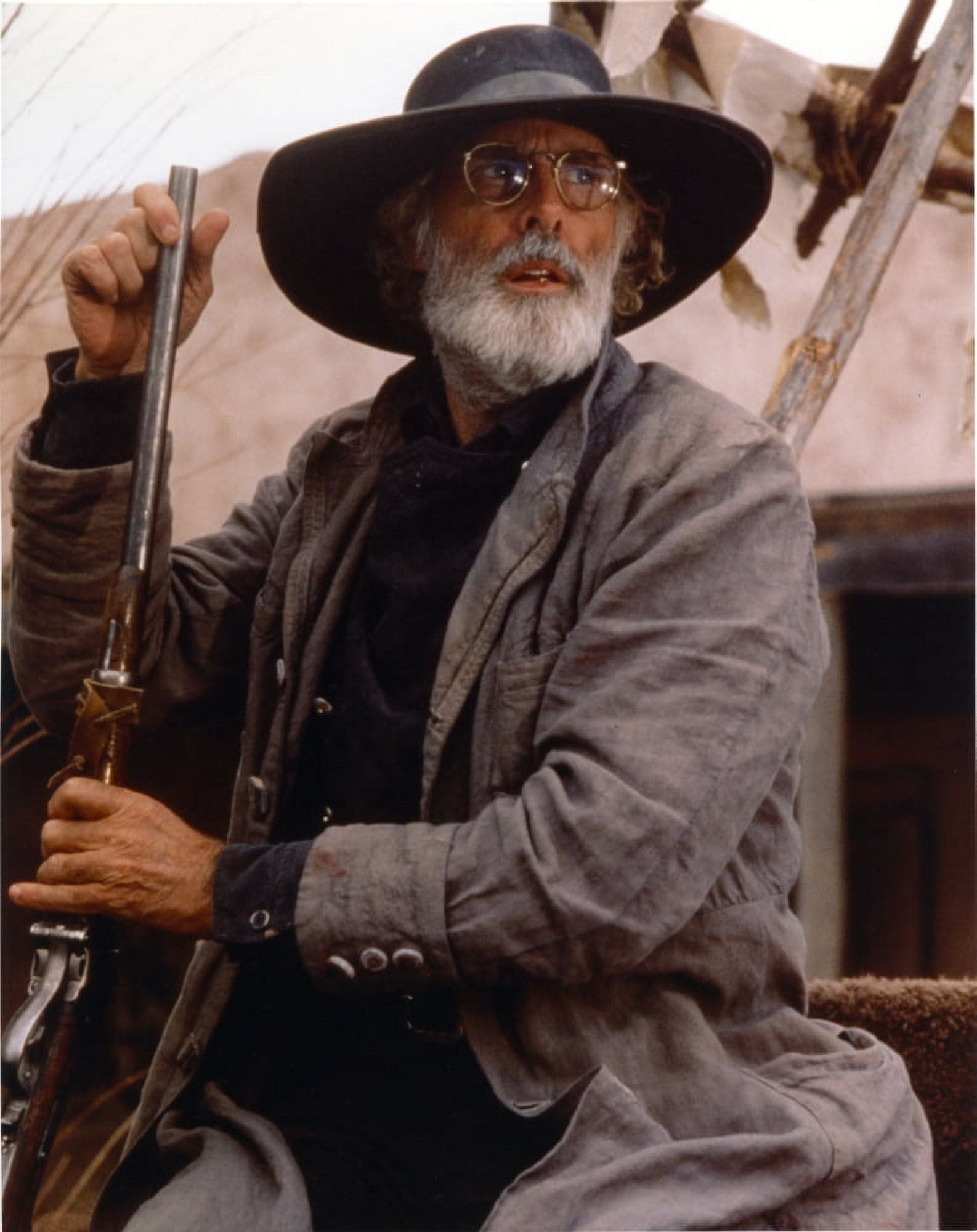 Bruce Dern in Gray Coat wearing Hat with Rifle Photo Print (8 x 10 ...