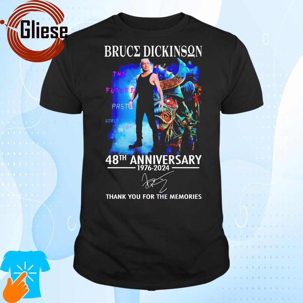 Bruce Dickinson 48th Anniversary 1976-2024 The Future Past World Tour ...