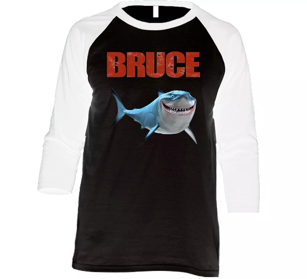 Bruce Finding Nemo Shark Week Raglan 3/4 Sleeve - Walmart.com