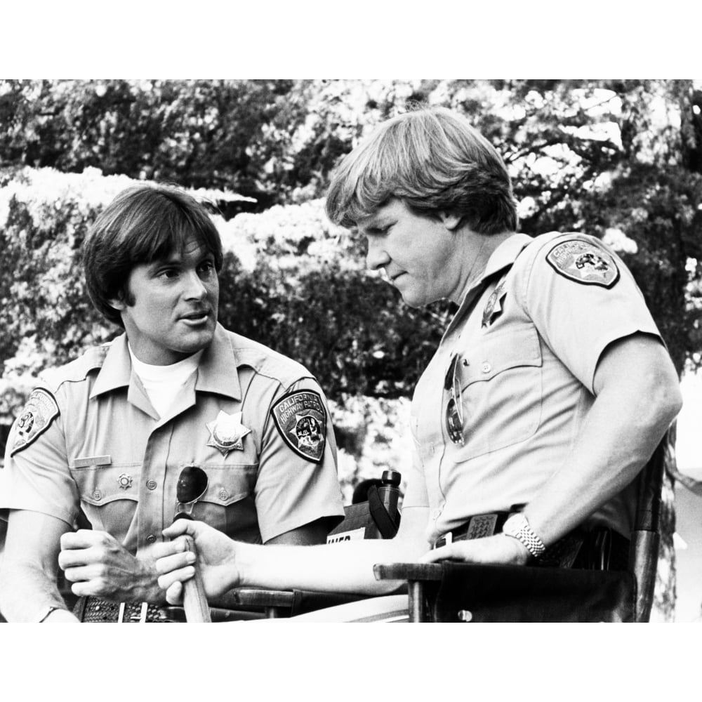 Bruce Jenner As Officer Steve Mcleish And Larry Wilcox As Jon Baker On ...