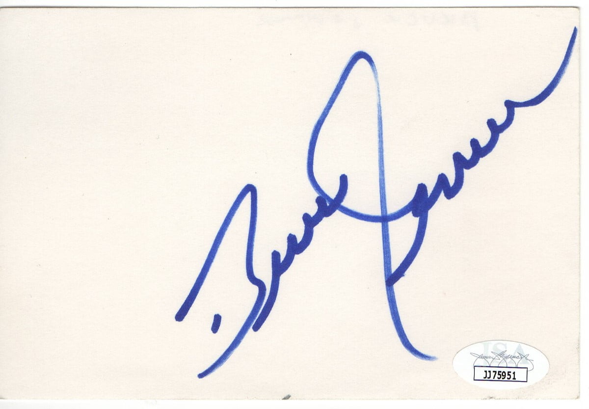 Bruce Jenner Signed Autographed Index Card Kaitlyn Olympic Champ JSA ...