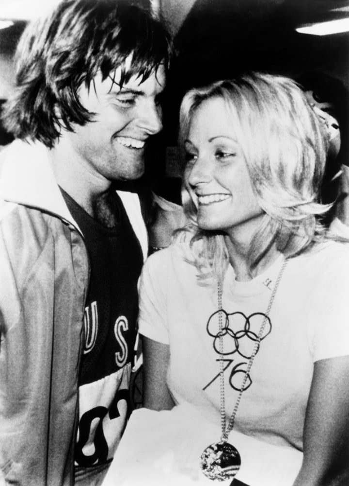Bruce Jenner With Wife Chrystie Crownover Who Wears His Olympic Gold ...