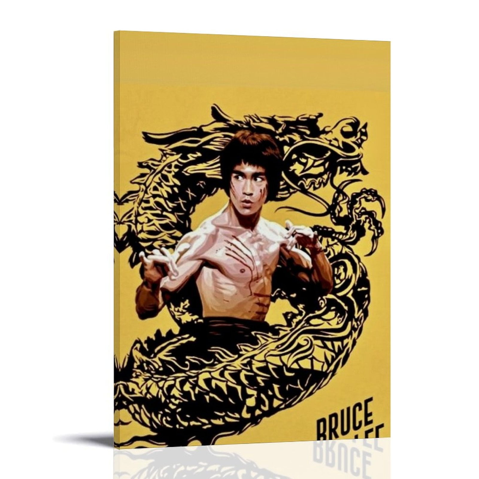 Bruce Lee (9) Painting Vintage Poster Picture Print Wall Art Poster ...