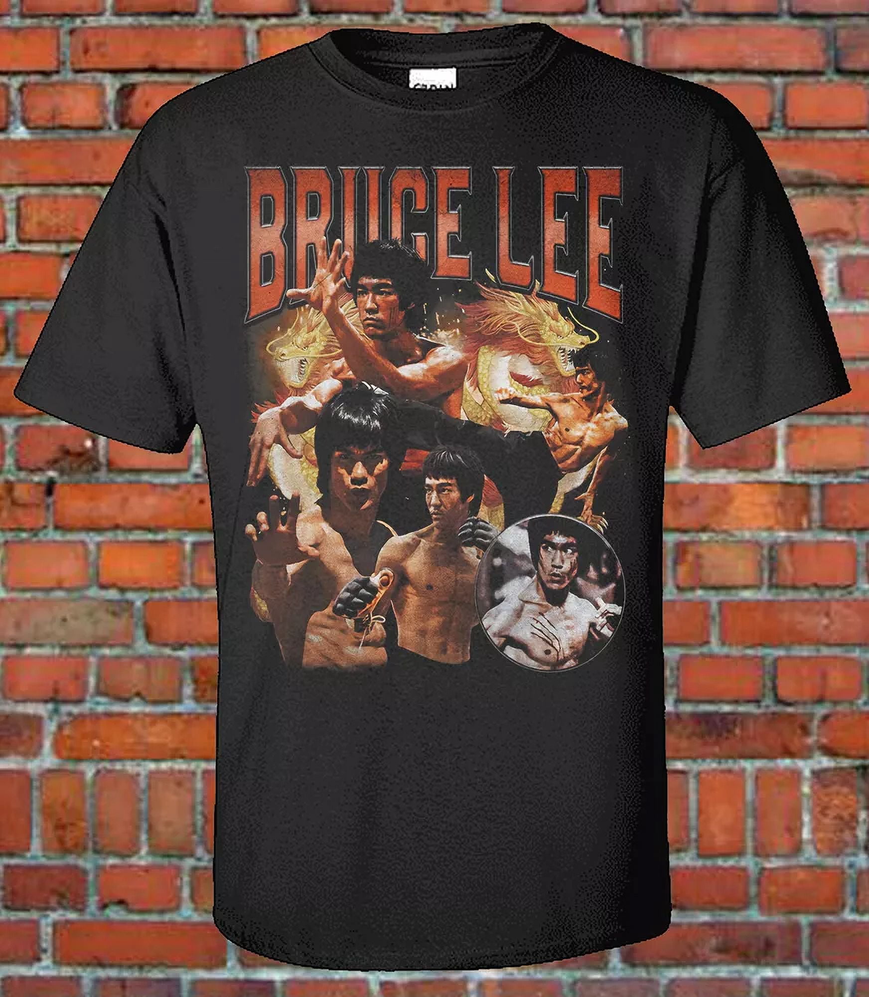 Bruce Lee Bootleg Graphic Tee, Artist Bootleg Shirt, Vintage Style, Rap ...