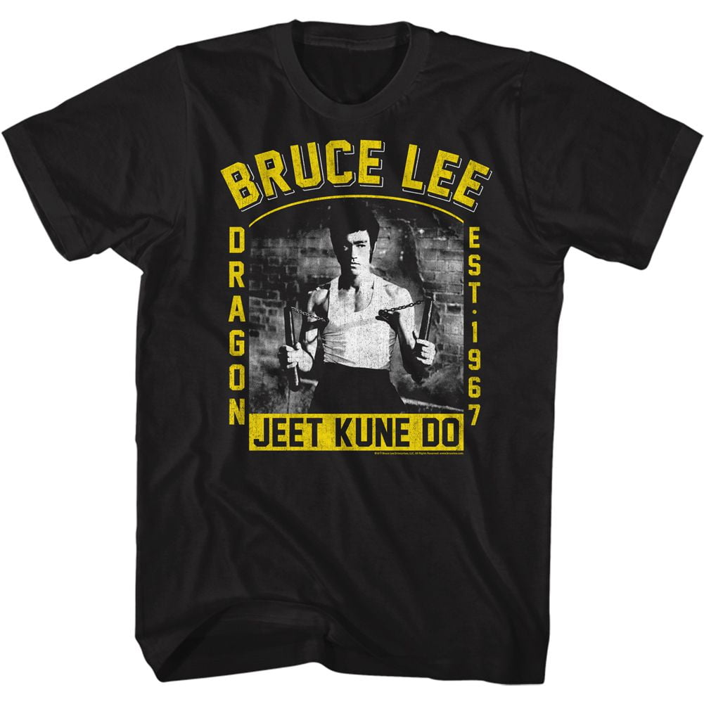 Bruce Lee Dragon Black Adult T-Shirt 2Xlt - Walmart.com