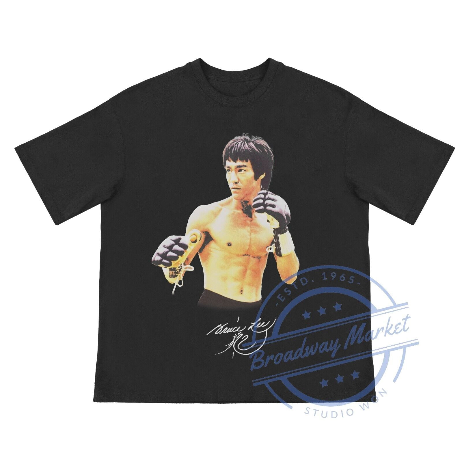 Bruce Lee Dragon Kung Fu Jeet Kune Do T-Shirt Heavyweight vintage Tee ...