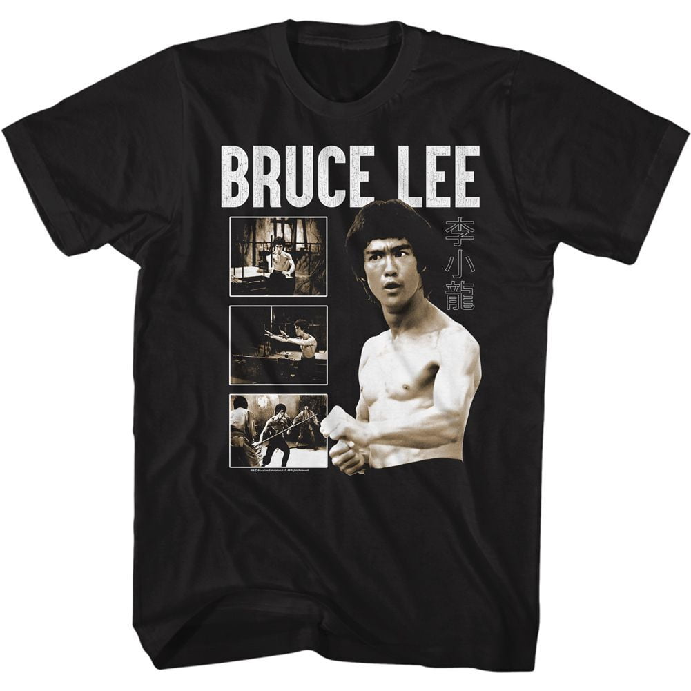 Bruce Lee Exciting Black Icon Shirt - Walmart.com
