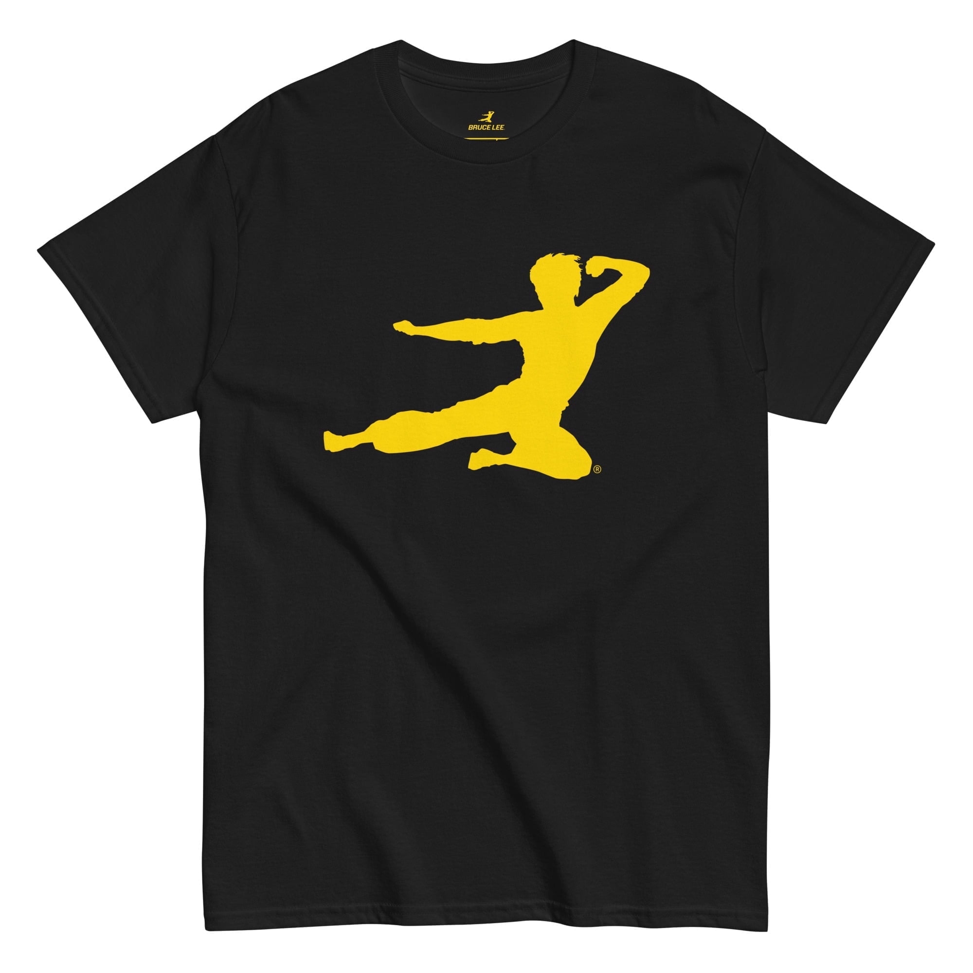 Bruce Lee Flying Man Logo Unisex T-Shirt - Black - Walmart.com