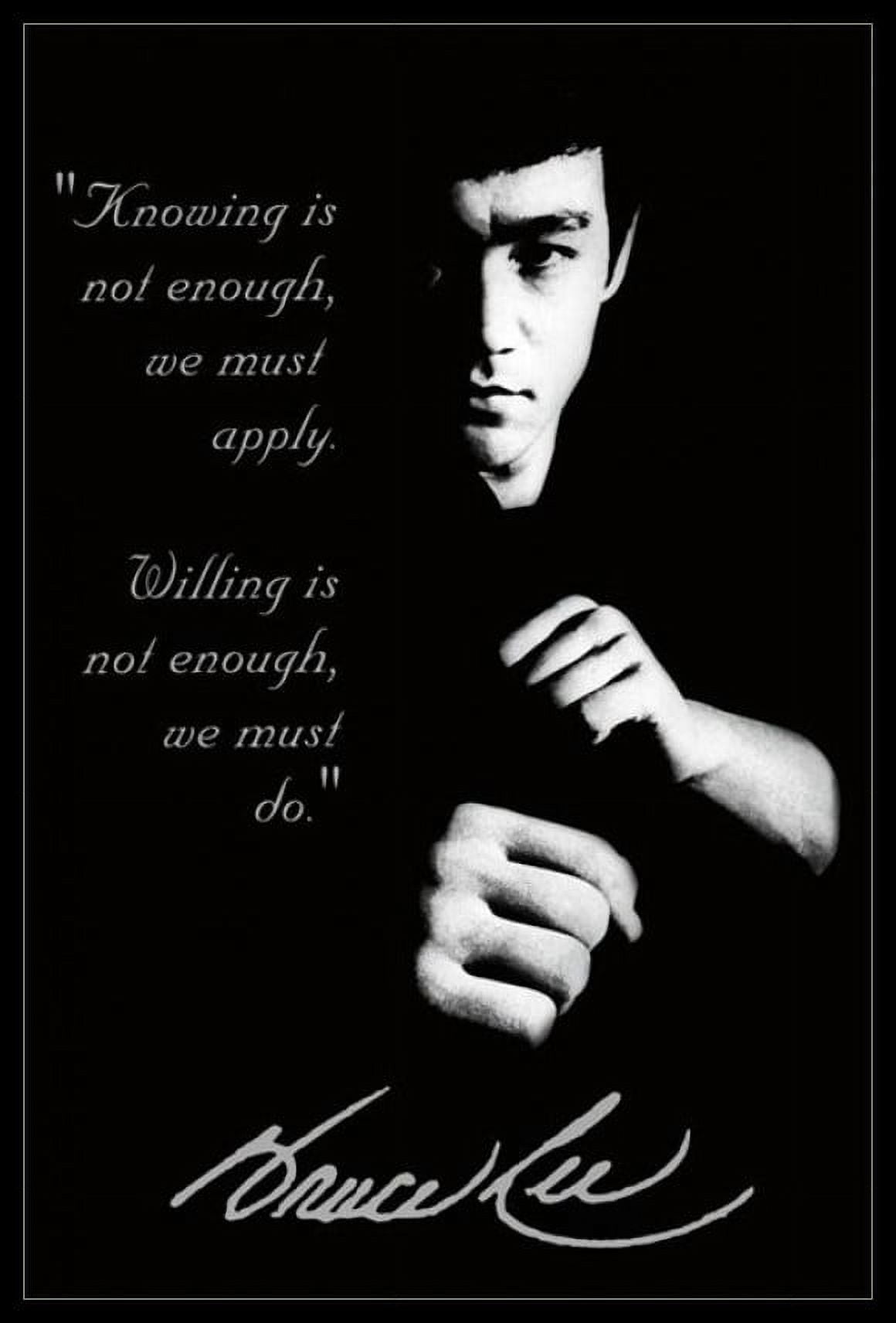 Bruce Lee Poster Quote