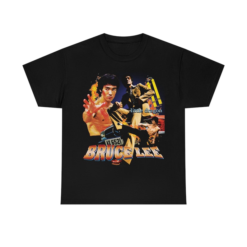 Bruce Lee | Vintage Style Rap Tee - Walmart.com
