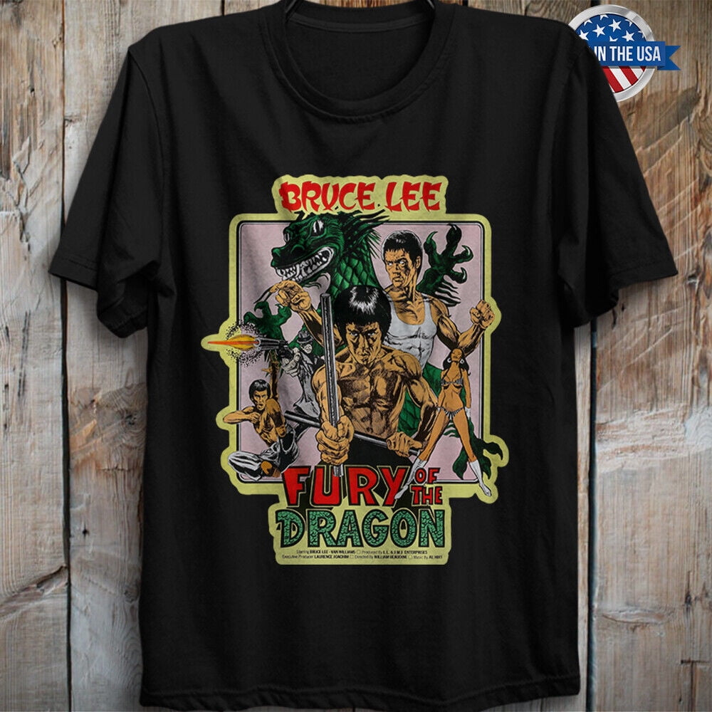 Bruce Lee Way Of The Dragon T Shirt Boxing legend Kung Fu Master Ninja ...