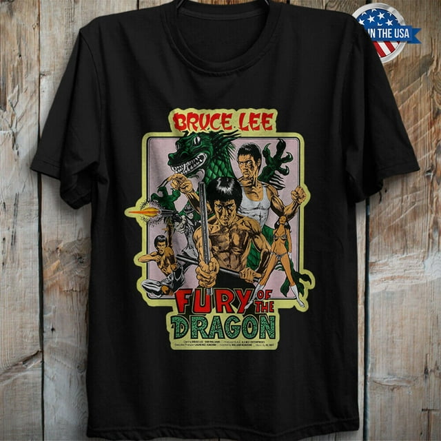 Bruce Lee Way Of The Dragon T Shirt Boxing legend Kung Fu Master Ninja ...