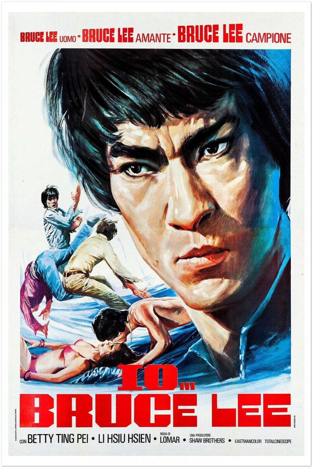 Bruce Lee and I - Bruce Lee Movie Poster - Italian Version (11x17Inches ...