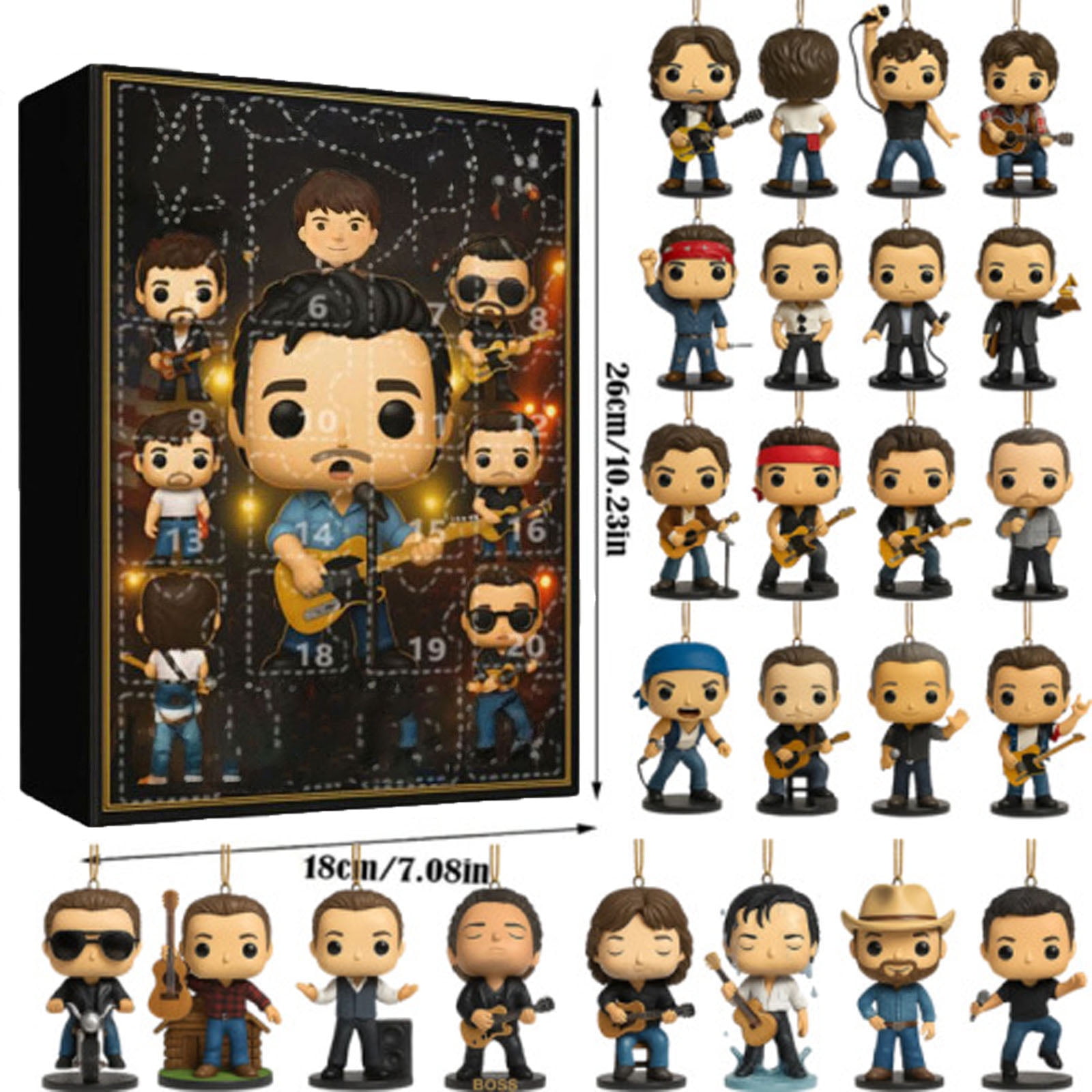 Bruce Rock Singing Themed Advent Calendar 2025, 24 Day Blind Box ...
