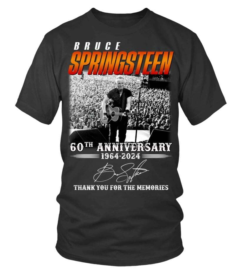 Bruce Springsteen 2024 Tour Shirt, Bruce Springsteen 60Th Anniversary ...