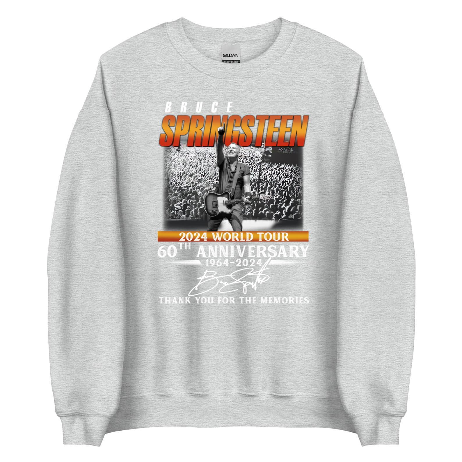 Bruce Springsteen 2024 Tour Shirt, Bruce Springsteen 60th Anniversary ...