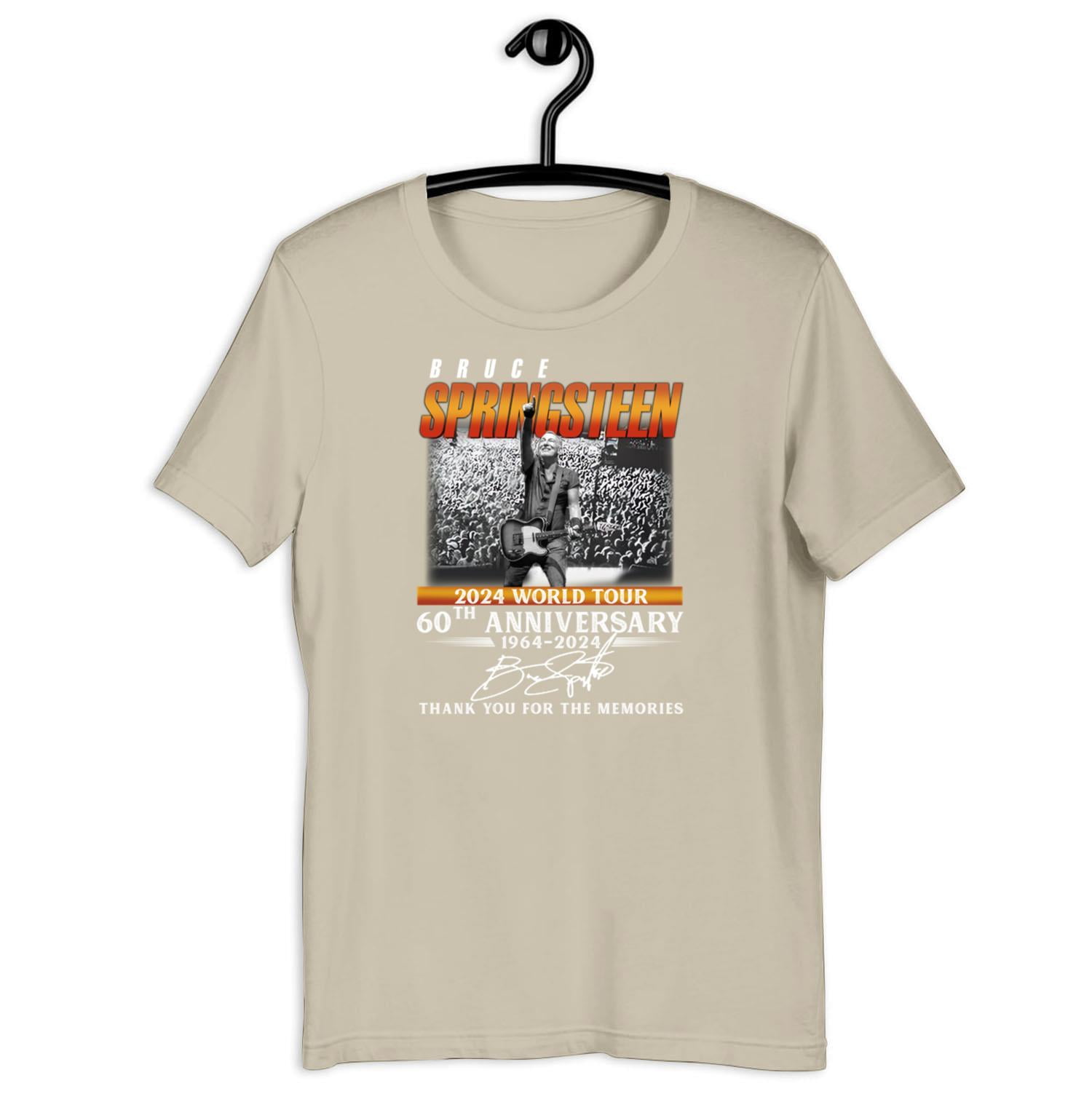 Bruce Springsteen 2024 Tour Shirt, Bruce Springsteen 60th Anniversary ...
