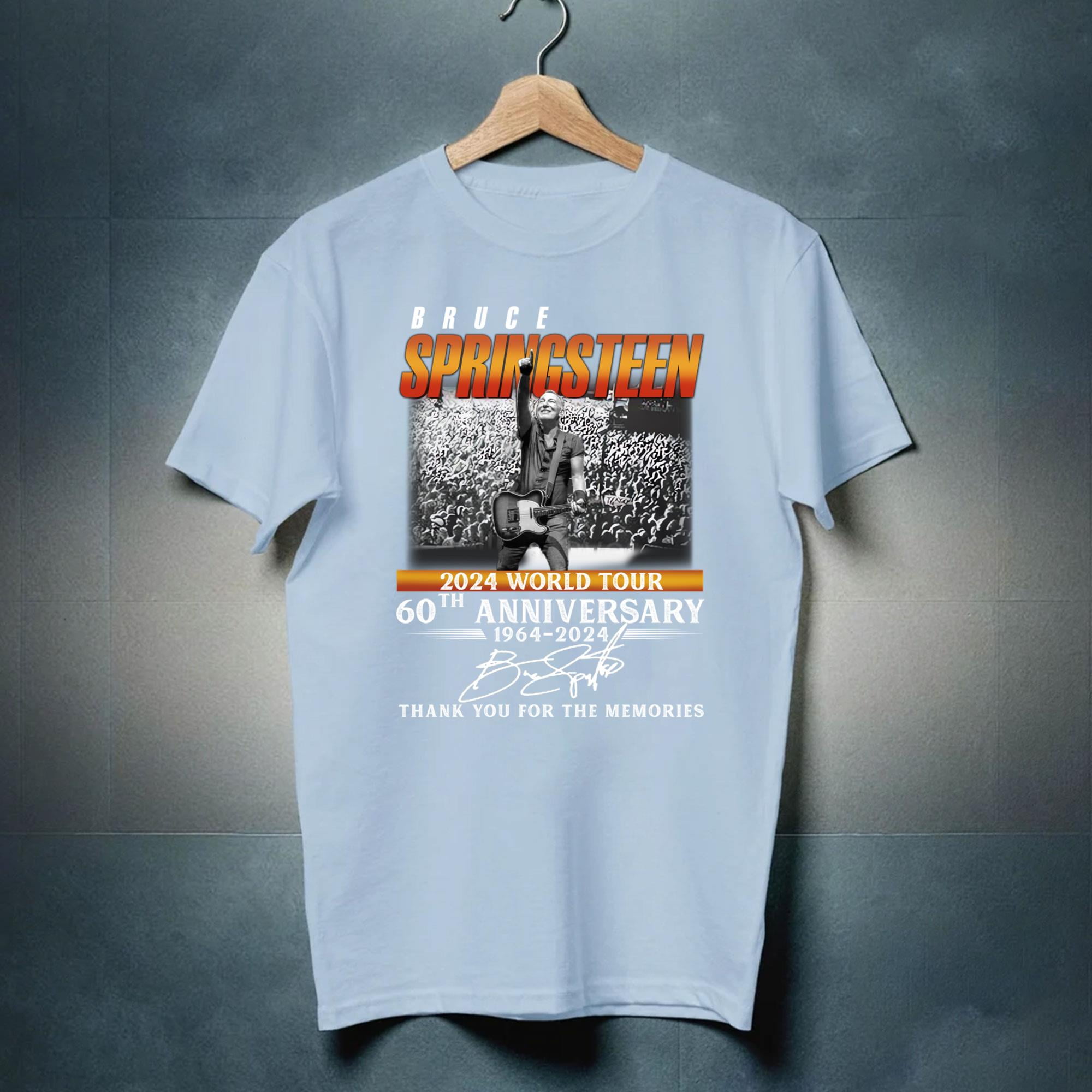 Bruce Springsteen 2024 Tour Shirt, Bruce Springsteen 60th Anniversary ...