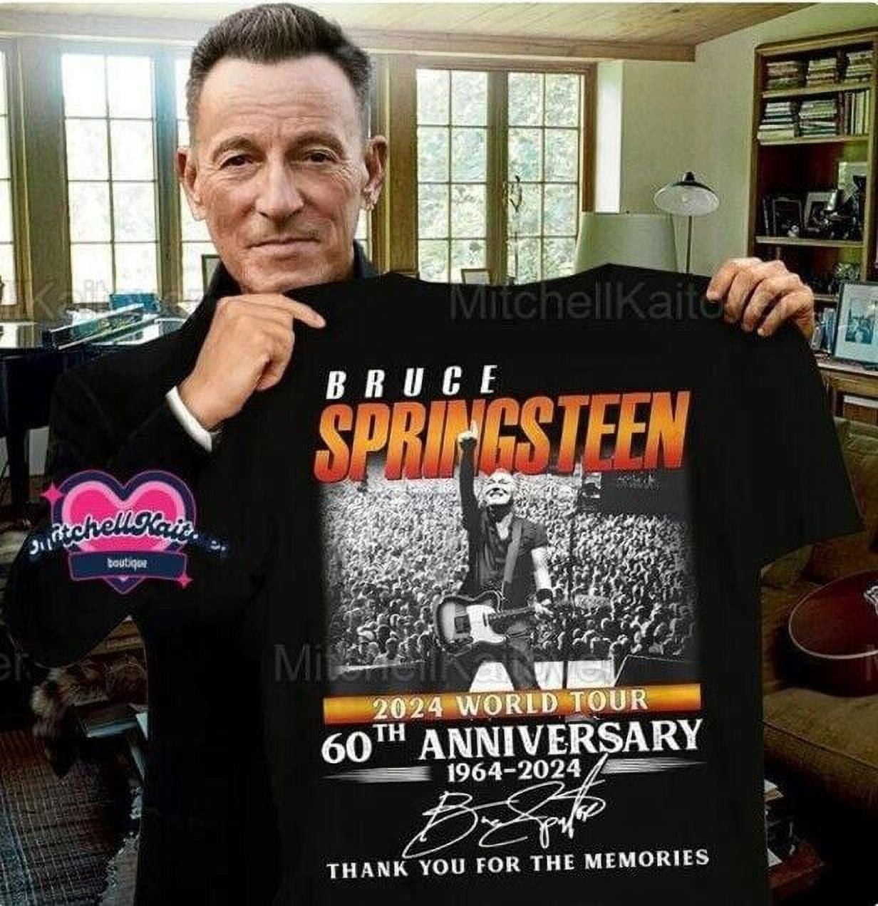 Bruce Springsteen 2024 Tour Shirt, Bruce Springsteen 60th Anniversary ...