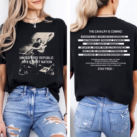 Bruce Springsteen 2026 Land Of Hope And Dreams Tour T-shirt Sizes S-5XL ...