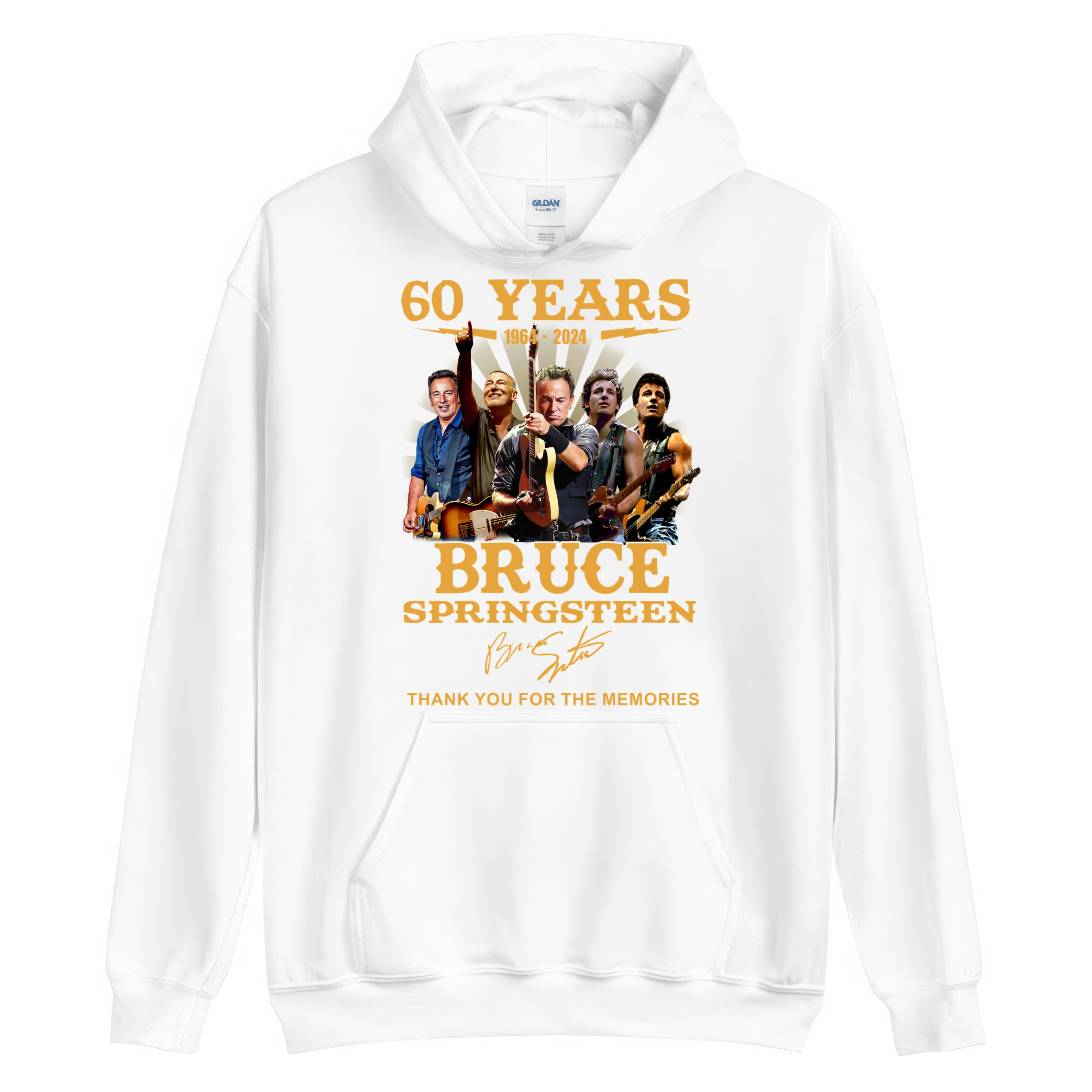 Bruce Springsteen 60 Years Signatures T-Shirt, Bruce Springsteen Fan ...