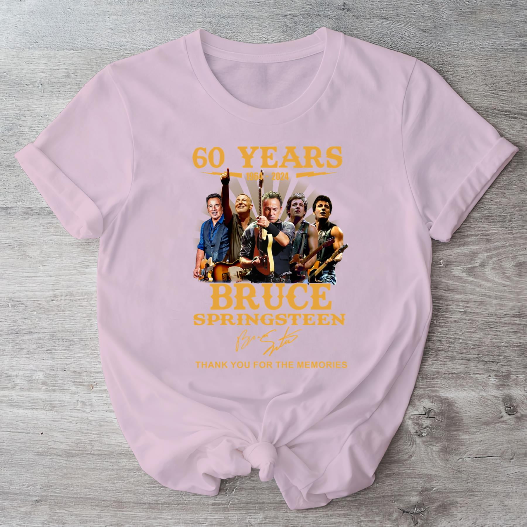 Bruce Springsteen 60 Years Signatures T-Shirt, Bruce Springsteen Fan ...