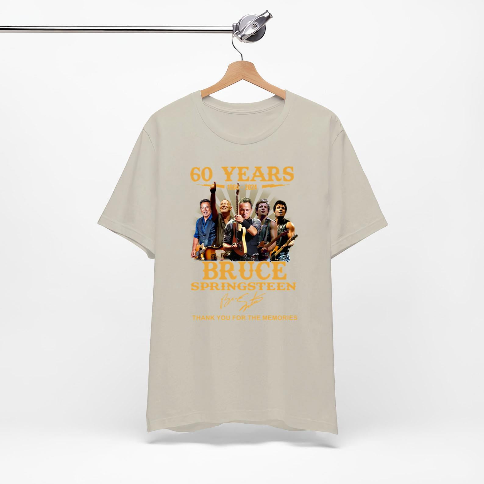 Bruce Springsteen 60 Years Signatures T-Shirt, Bruce Springsteen Fan ...