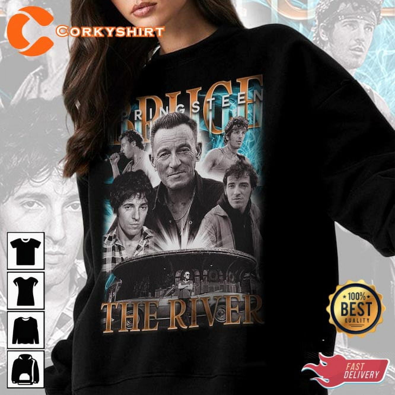 Bruce Springsteen 90s Vintage Inspired The River 2023 Music T-shirt ...