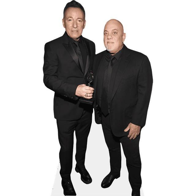 Bruce Springsteen And Billy Joel (Duo 1) Mini Celebrity Cutout Standee ...