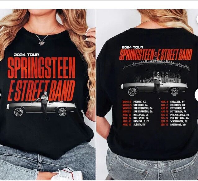 Bruce Springsteen And E Street 2024 Tour Shirt, Bruce Springsteen Fan ...