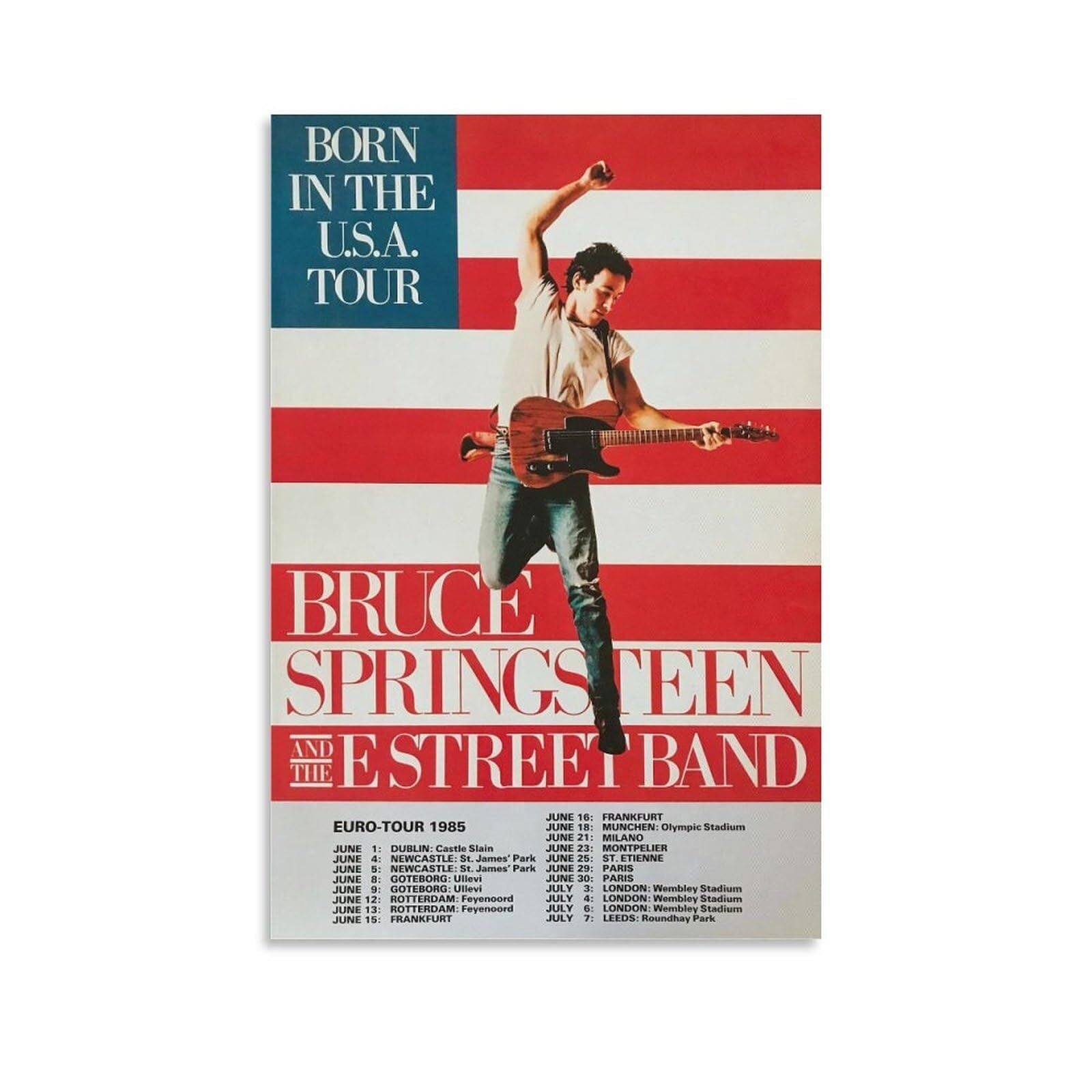 Bruce Springsteen And The E-Street Band Germany Concert Poster 01 ...