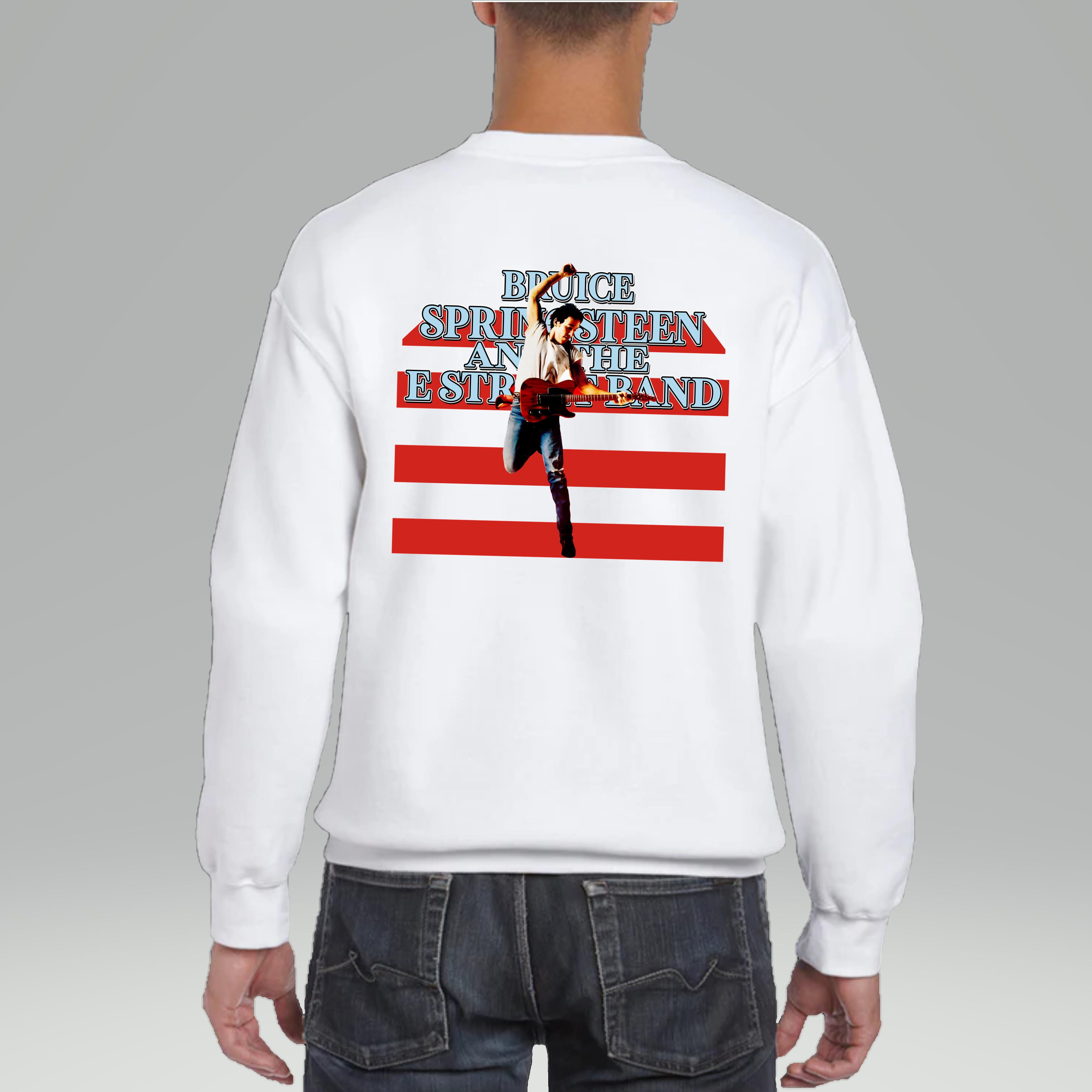 Bruce Springsteen Born In The Usa World Tour 84 85 Sweatshirt Back Side ...