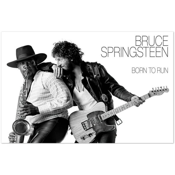 Bruce Springsteen Born To Run #2169, Unframed Canvas Size 16x24 ...