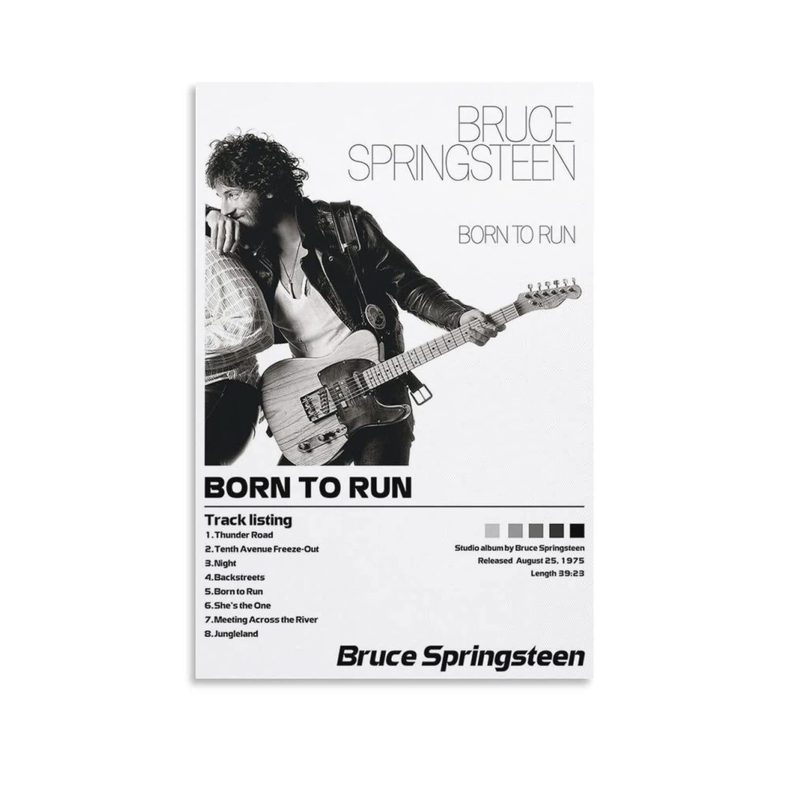 Bruce Springsteen Born to Run Poster Canvas Poster Wall Decorative Art ...