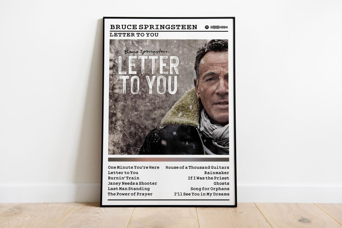 Bruce Springsteen 'Letter To You' Album : Rock Music Wall Art #299 ...