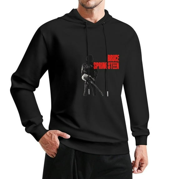 Bruce_Springsteen Men's Hooded Pullover Casual Long Sleeve Drawstring ...