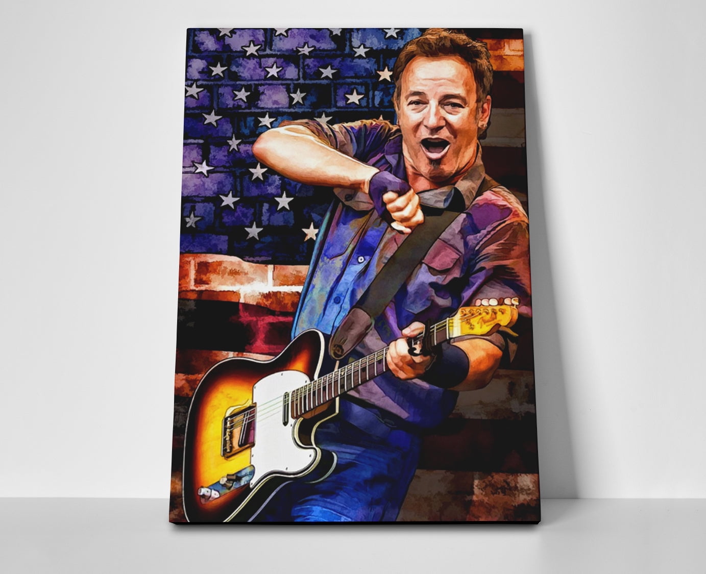 Bruce Springsteen Poster or Wrapped Canvas - Walmart.com