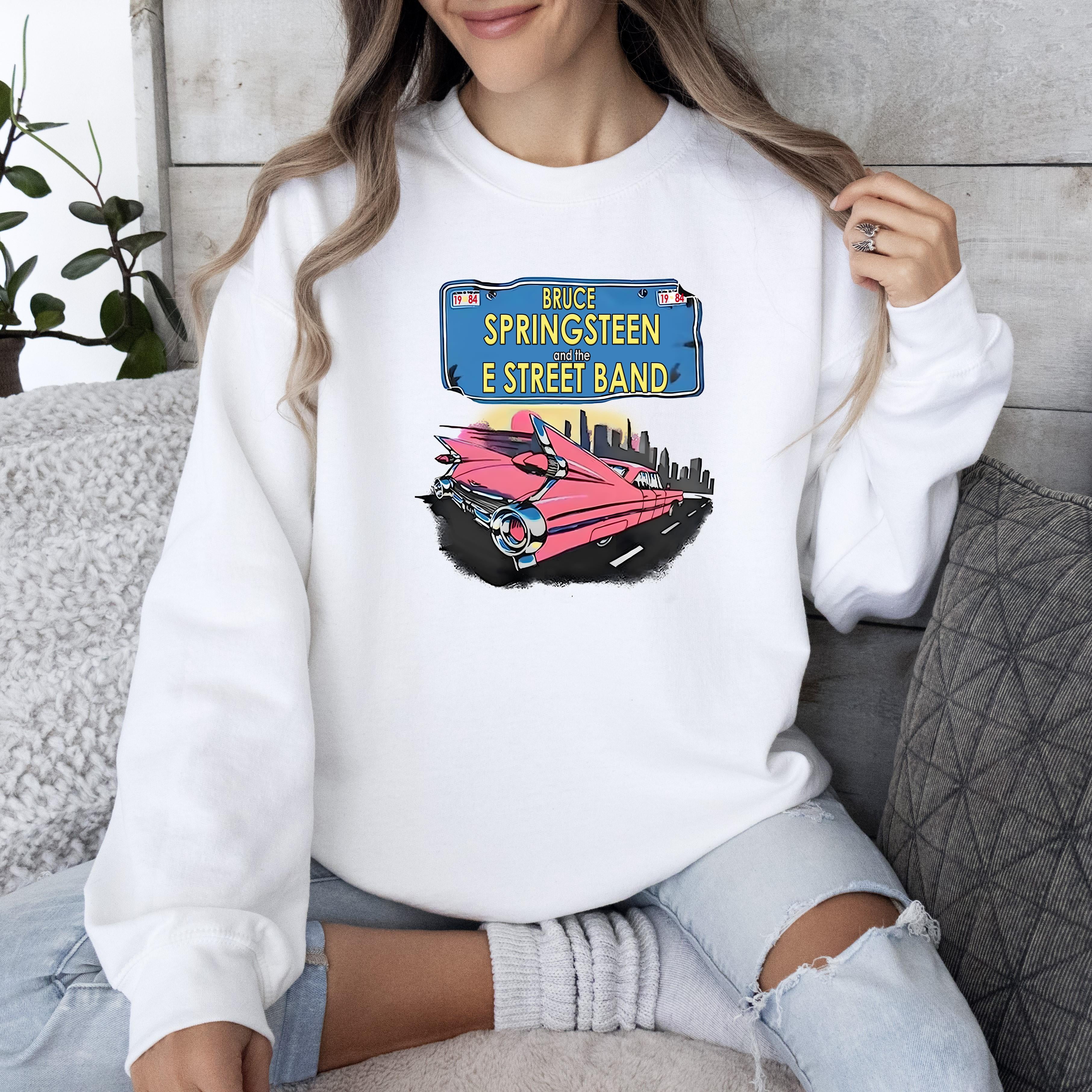 Bruce Springsteen Sweatshirt Featuring 1980s Born in the USA Tour ...