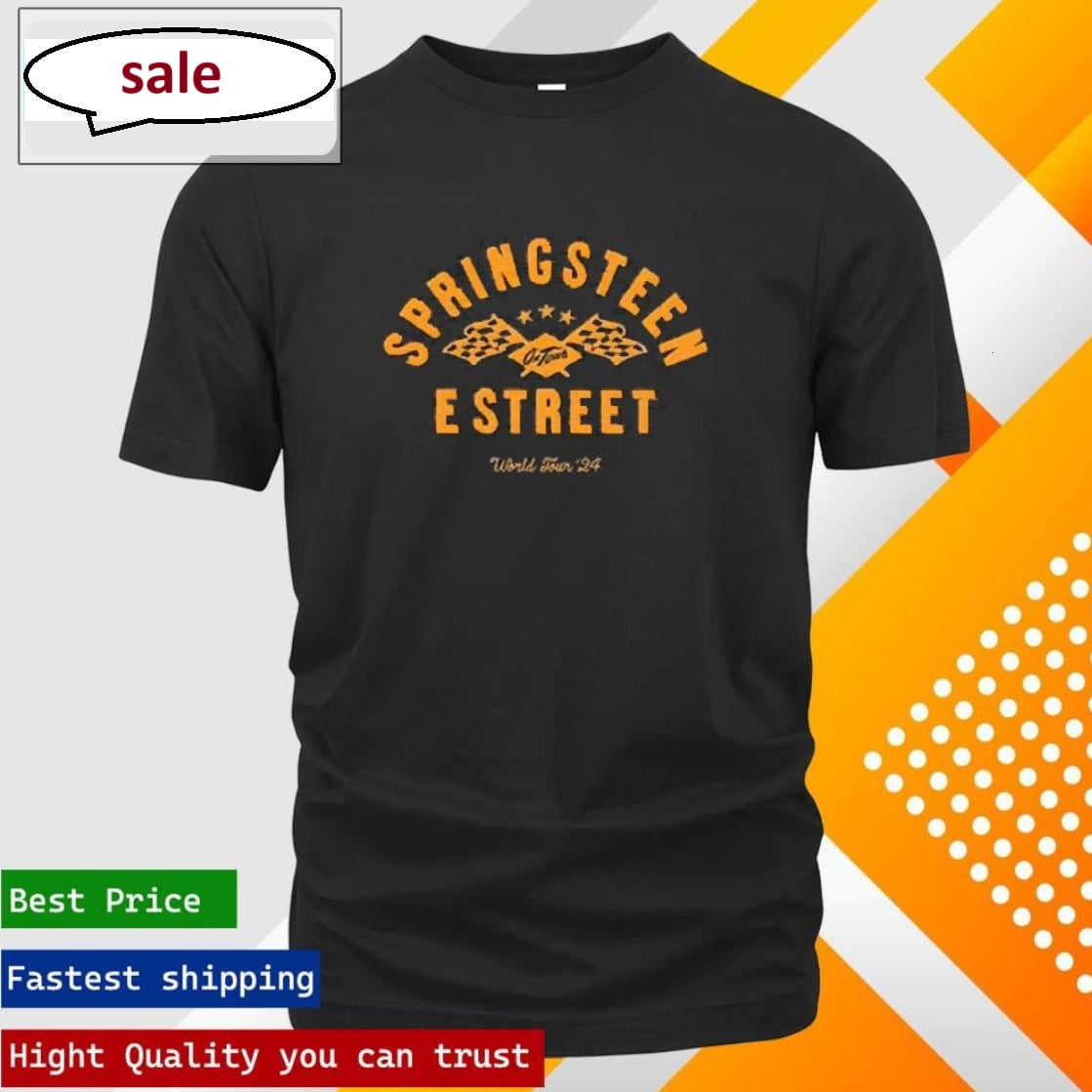 Bruce Springsteen The E-Street Band Flag Itin World Tour 2024 T-Shirt ...