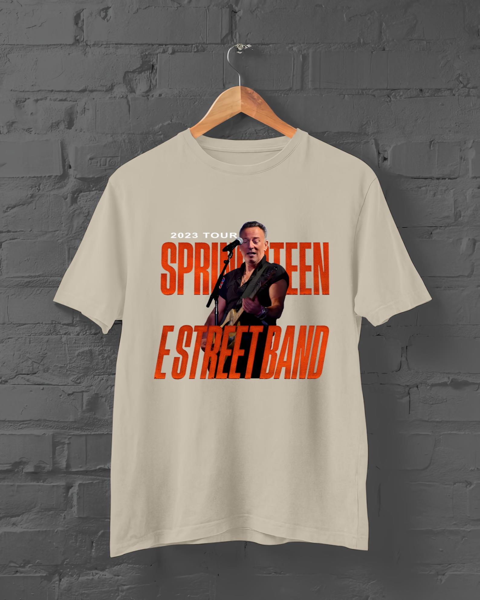 Bruce Springsteen The E Street Band Tour Dates Shirt, Bruce Springsteen ...