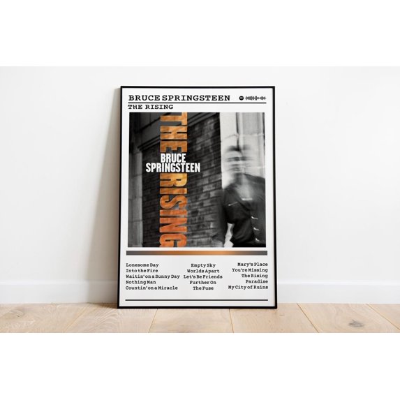 Bruce Springsteen 'The Rising' Album : Rock Music Wall Art #788 ...