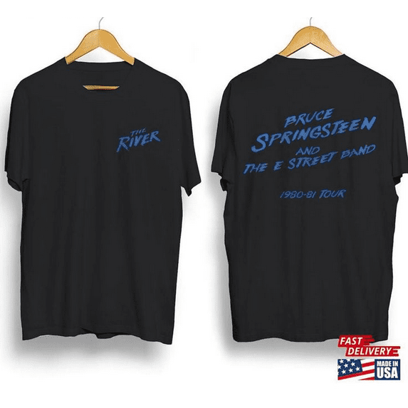 Bruce Springsteen The River Tour Shirt Funny Shirt, Comfort Wear ...