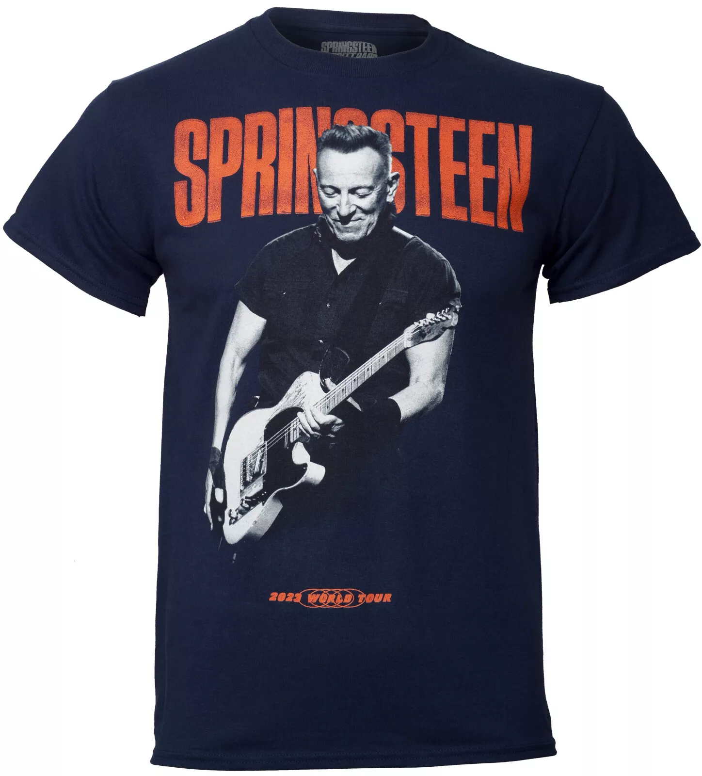 Bruce Springsteen Tour '23 Guitar Shirt Blue Official New, Gift For Men ...