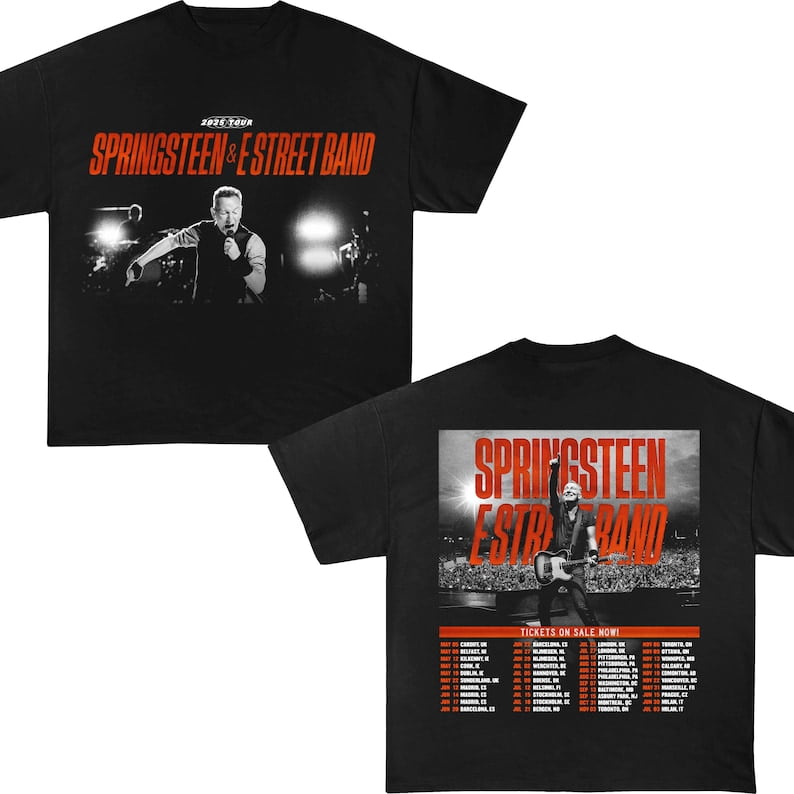 Bruce Springsteen Unisex Tshirt, T-shirt Bruce Springsteen, Bruce ...