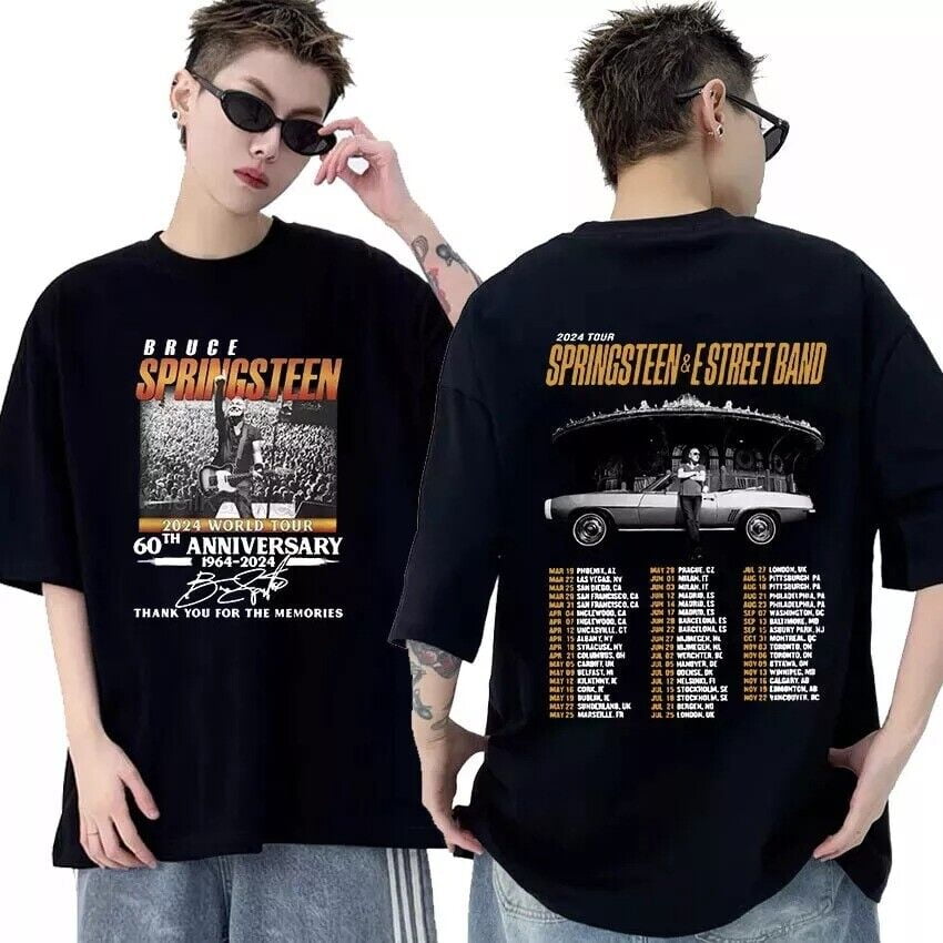 Bruce Springsteen and E Street 60 Years Rock Band Tour T-Shirts Unisex ...