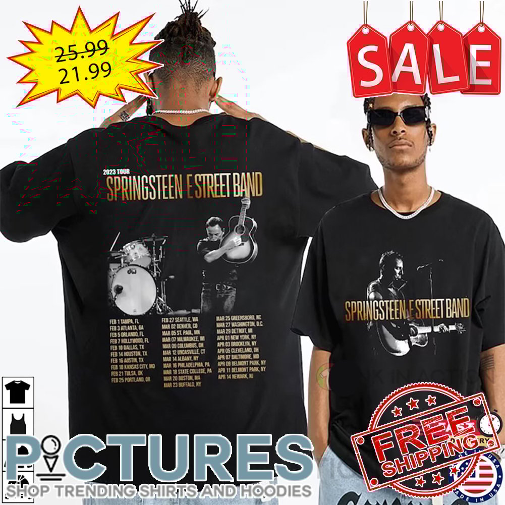 Bruce Springsteen and The E Street Band Tour 2023 shirt, 2Sidez-Clownz ...