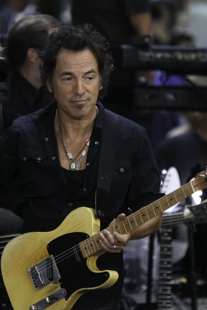 Bruce Springsteen and the E Street Band performing at the Today Show ...