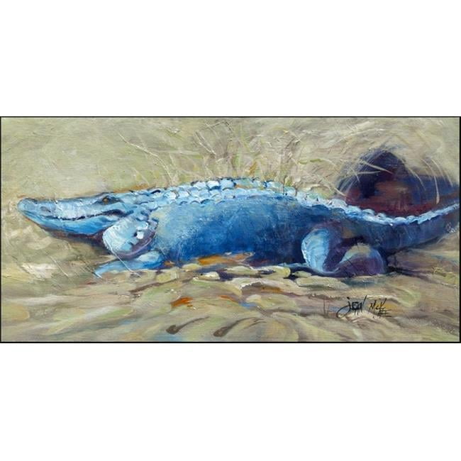 Bruce The Gator Alligator Indoor & Outdoor Runner Mat- 28 x 58 in ...