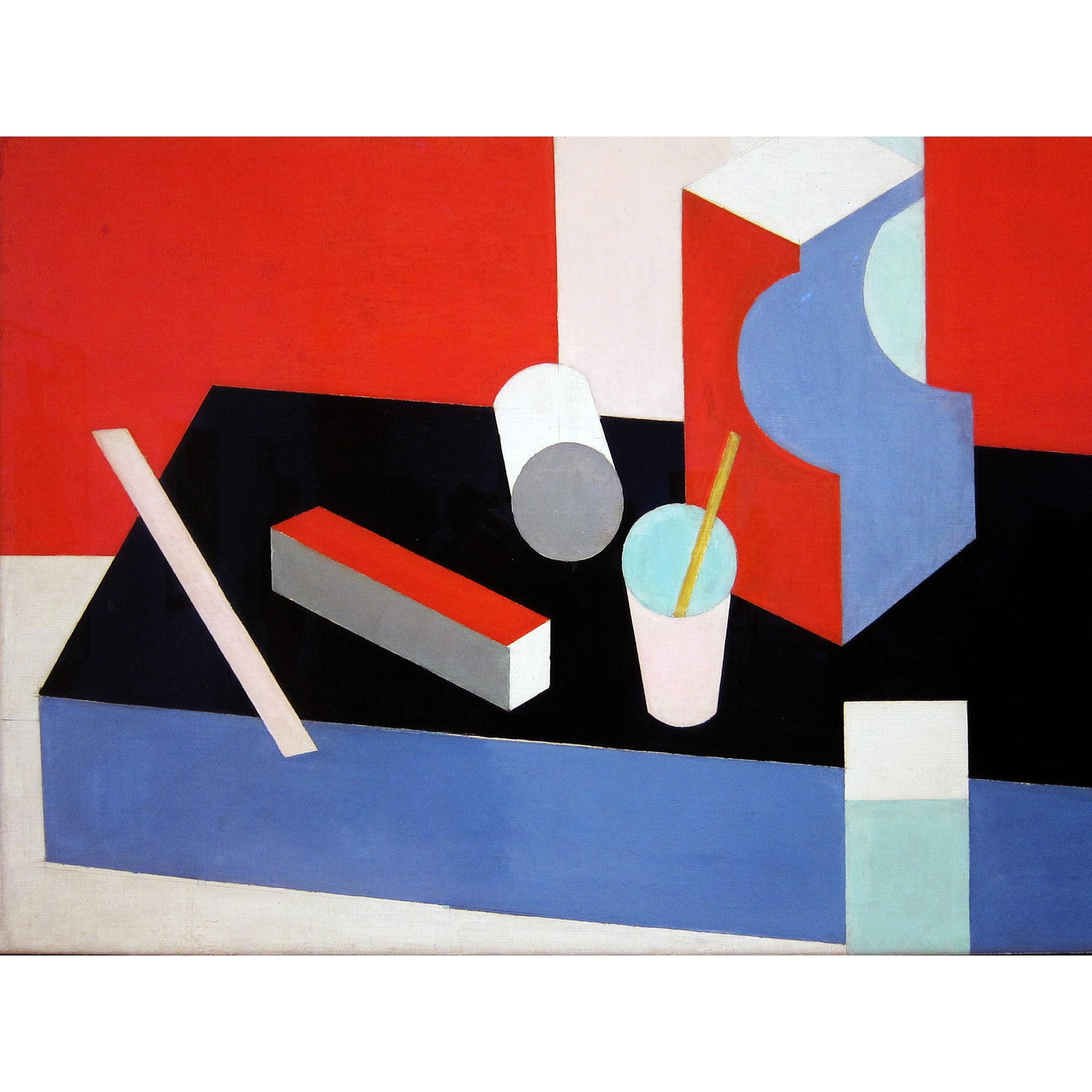 Bruce Untitled Cubist Cubism Painting Extra Large Art Print Wall Mural ...