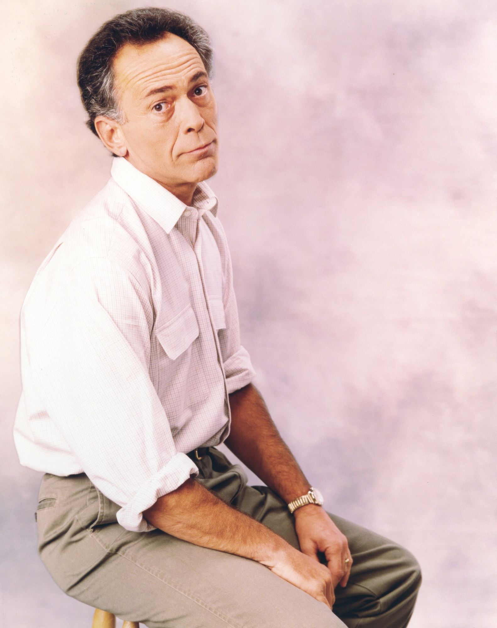 Bruce Weitz Portrait in White Long Sleeves Photo Print (24 x 30 ...